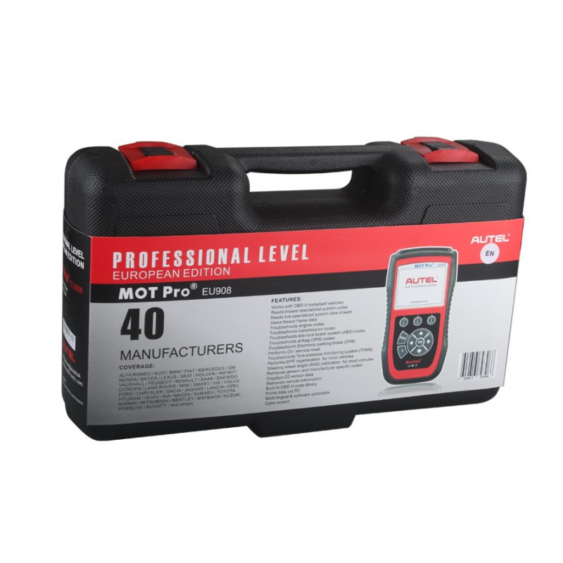 Escaner automotor multimarca Autel Mot Pro Eu908 Full Service