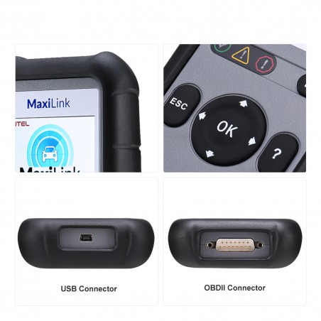 Escaner Autel Maxilink Ml529 Hd Diagnóstico Obd2 Auto Camión