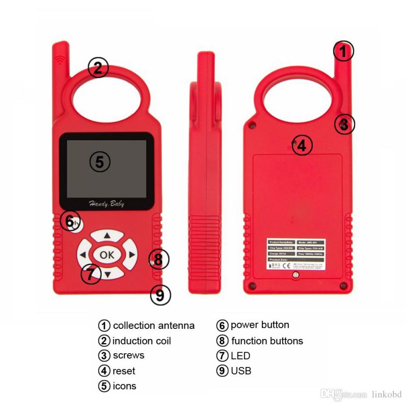 Programador de llaves Handy Baby Clonadora Pin Code Modulo G