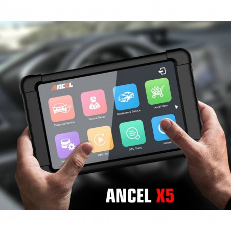 Escáner Ancel X5 Obd2 Ecus Sistema Eng Abs Srs Epb Sas