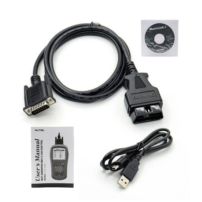 Escáner automotor Autel AL419 OBDII