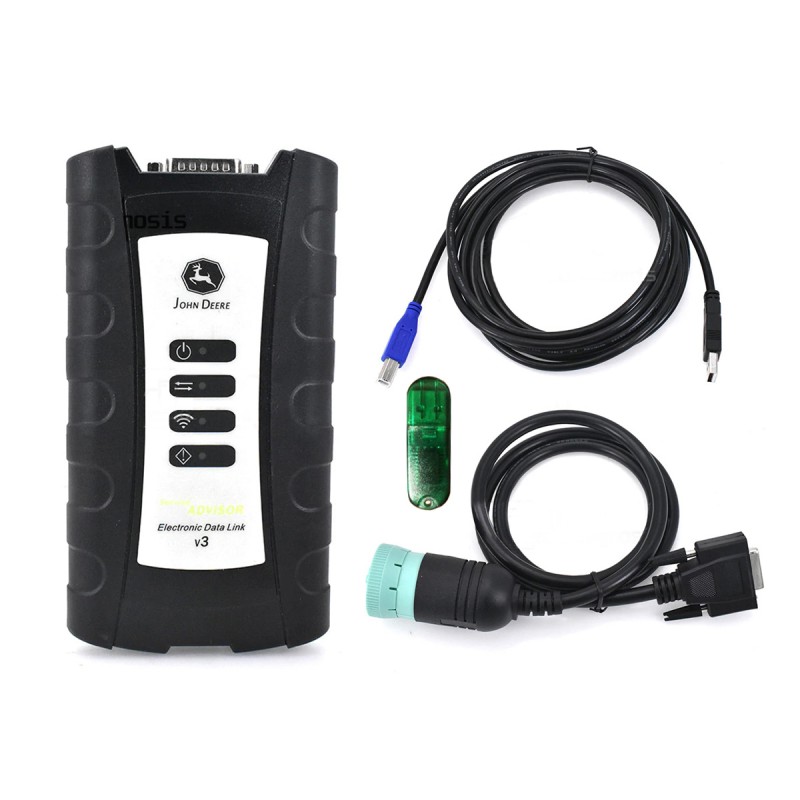 Escaner John Deere Electronic Data Link V3 Service Advisor Inalambrico ...