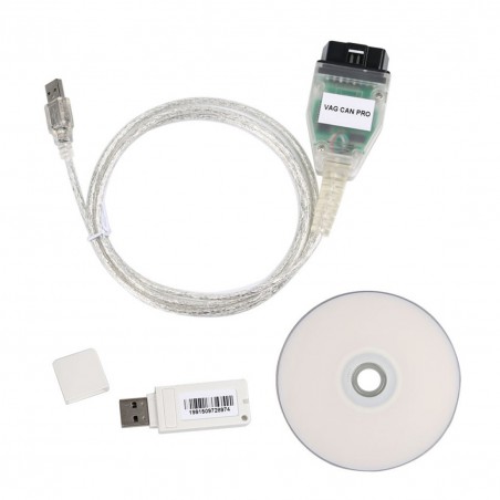 Escaner Automotriz Vag Can Pro Usb Dongle Última Versión