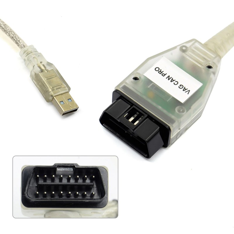 Escaner Automotriz Vag Can Pro Usb Dongle Última Versión