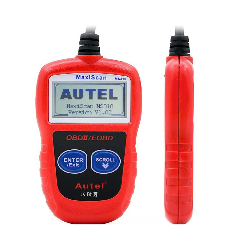Escáner automotor Autel MS310 Maxiscan OBDII multimarca