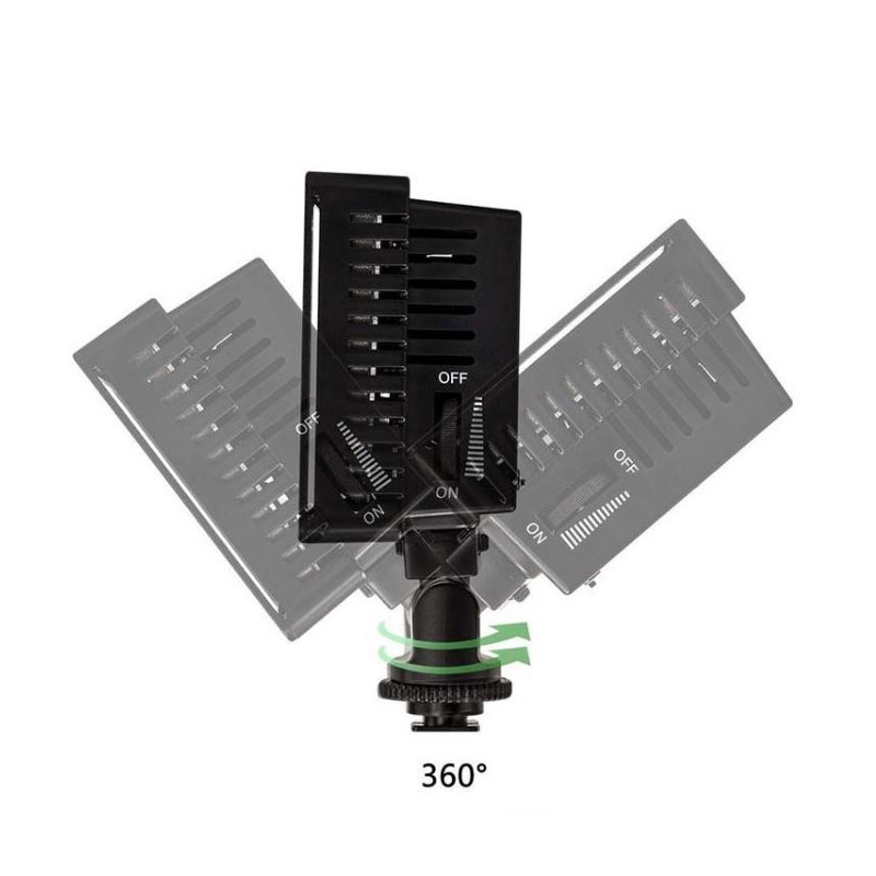 Iluminador 160 Led Hd160 Fotografia Canon Nikon