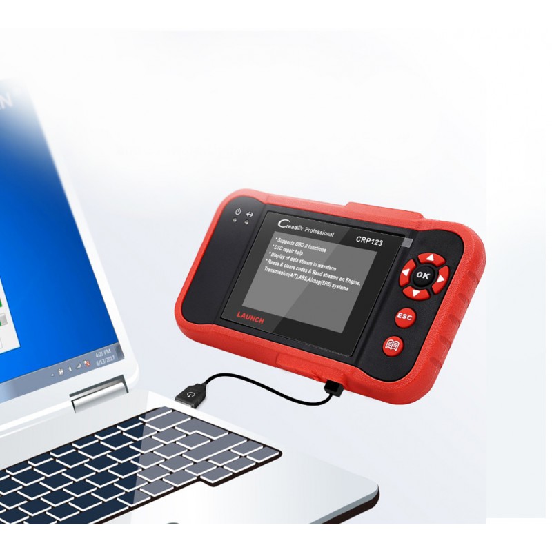 Escáner Launch Creader professional Crp123 Multimarca Inyección