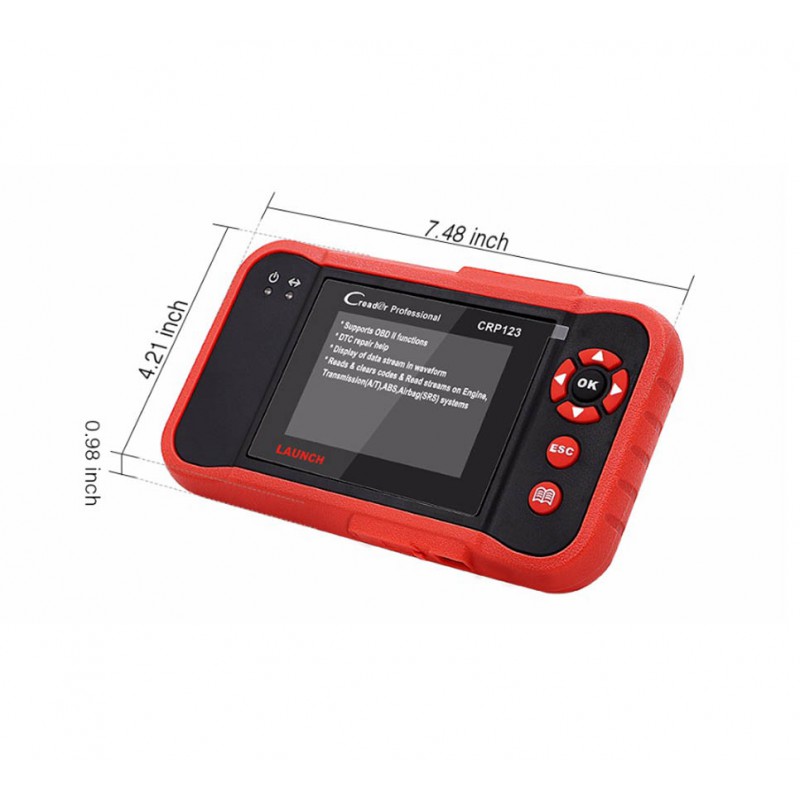 Escáner Launch Creader professional Crp123 Multimarca Inyección
