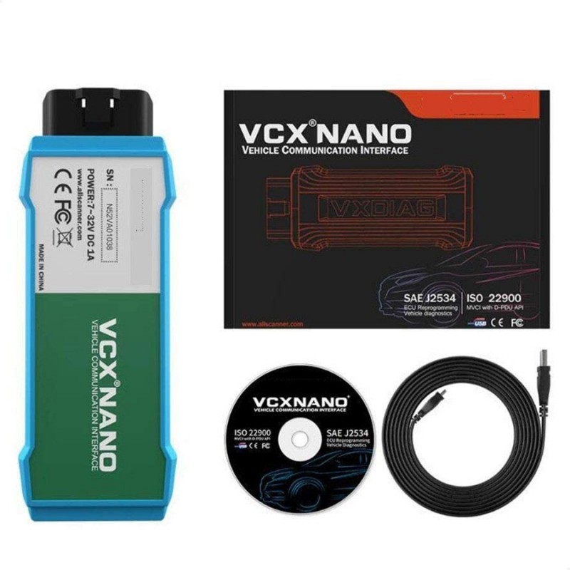 Escáner Automotriz Vxdiag Vcx Nano Volkswagen última versión