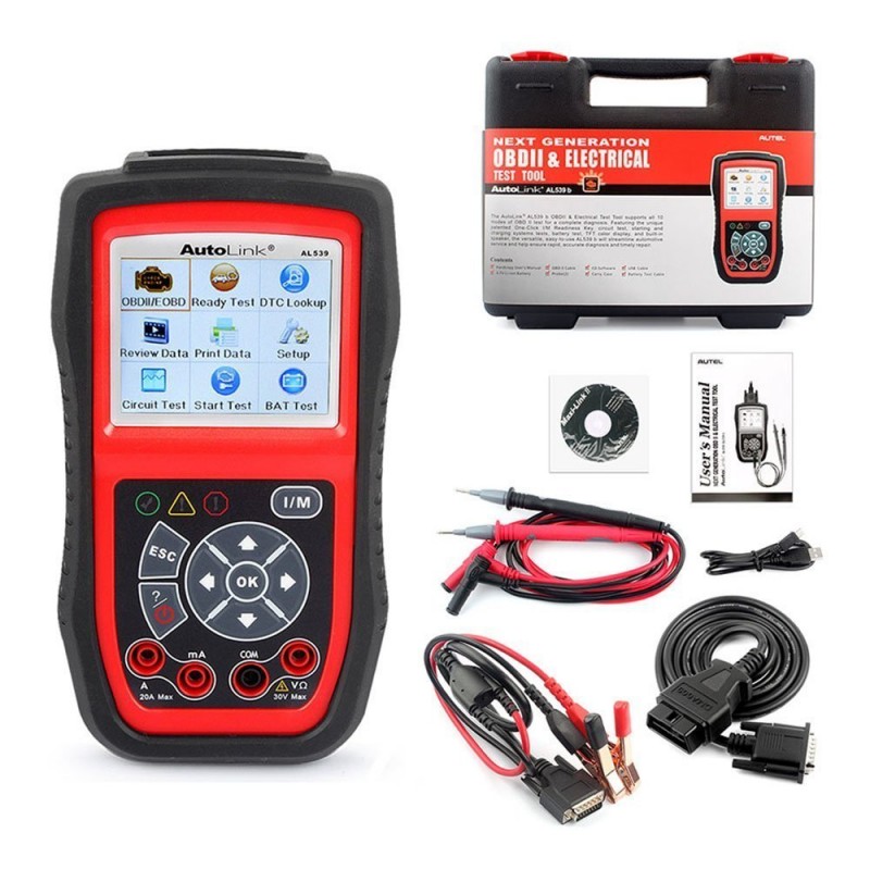 Escáner Automotor Multimarca Autel AL539B Español