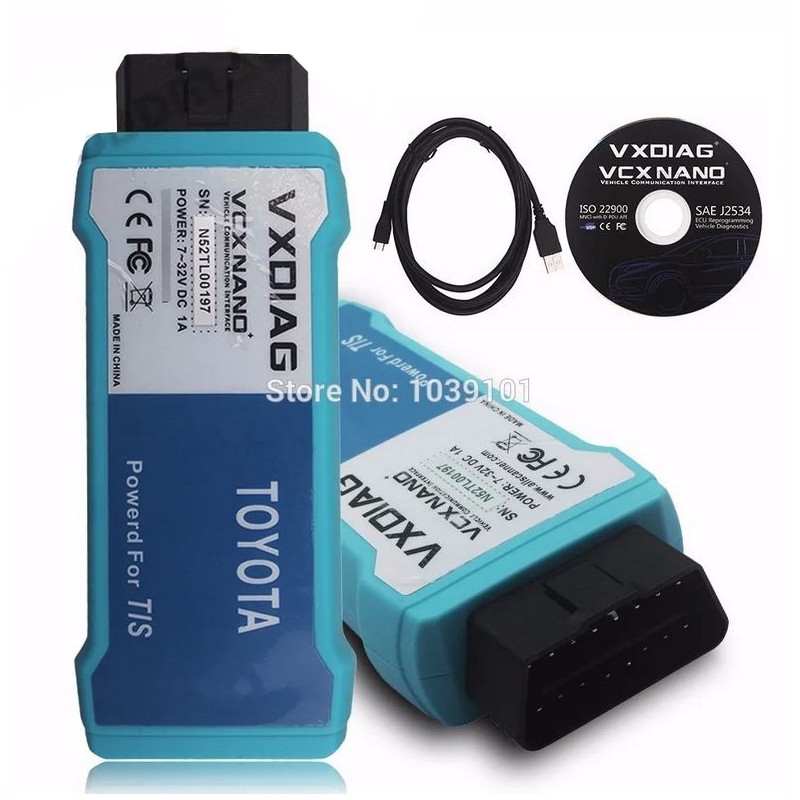 Escaner Automotriz Vxdiag Vcx Nano P/toyota Tis Techstream