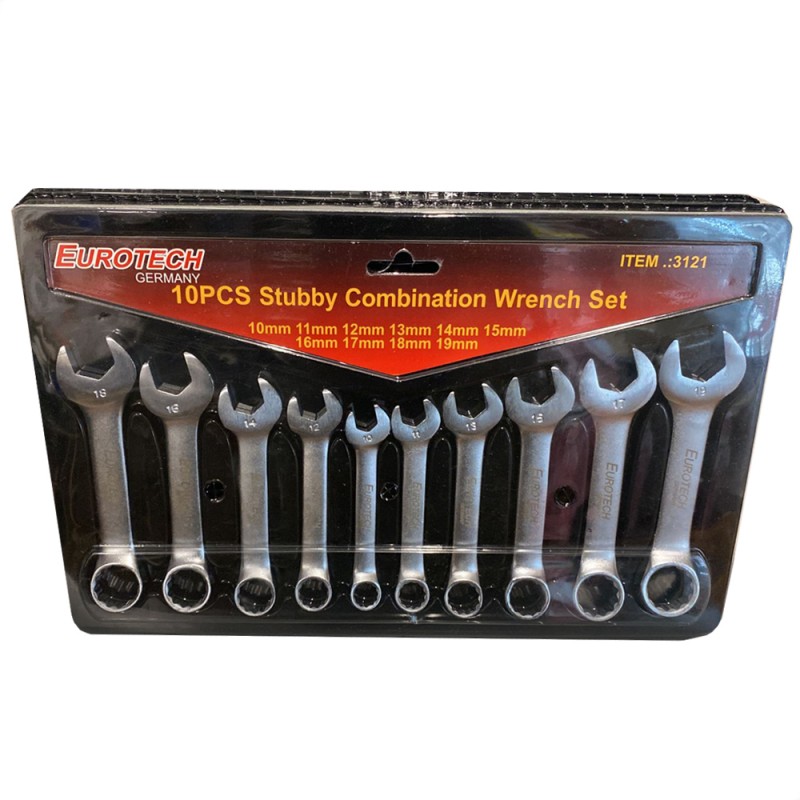 Llaves Combinadas Cortas 10 Pzas 10 A 19 Mm Llaves Combinadas Cortas 10 Pzas 10 A 19 Mm ...