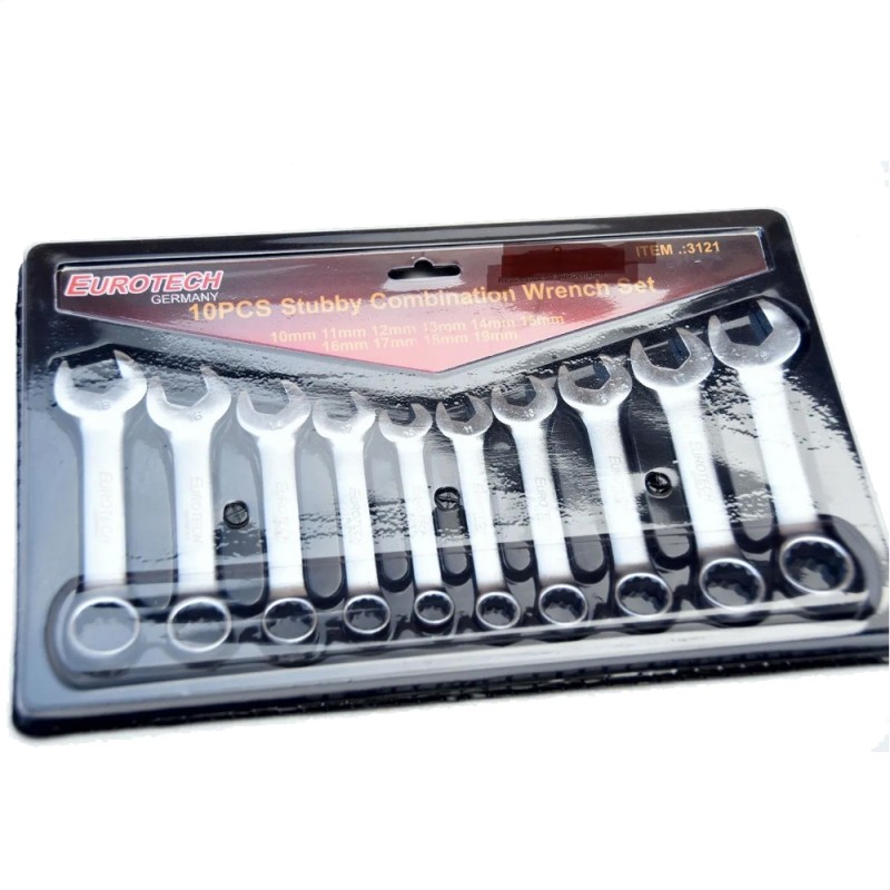 Llaves Combinadas Cortas 10 Pzas 10 A 19 Mm Llaves Combinadas Cortas 10 Pzas 10 A 19 Mm ...