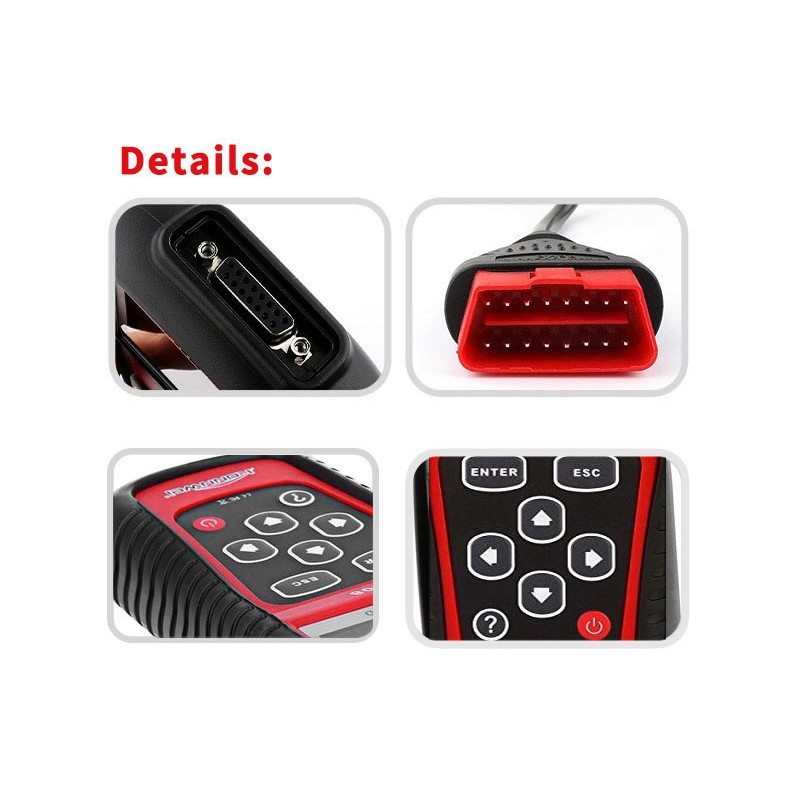 Escáner De Diagnóstico Konnwei Kw808 Eobd Obd2 Obdii