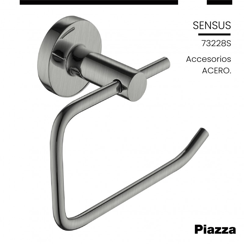 Set Accesorios Juego Baño Griferia Piazza Sensus Acero 4 Pza