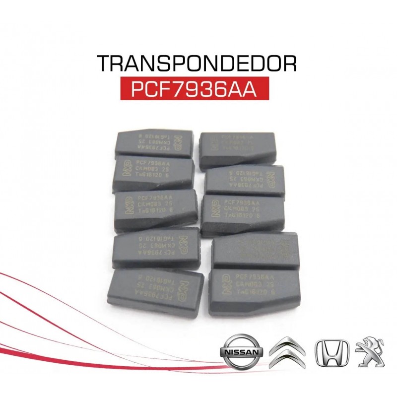 Transponder P/ Llaves Pcf7936aa Peugeot Citroen Honda Nissan