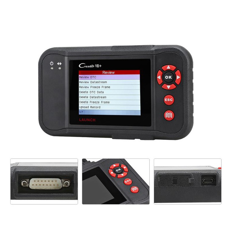 Escáner automotor Launch Creader VII+