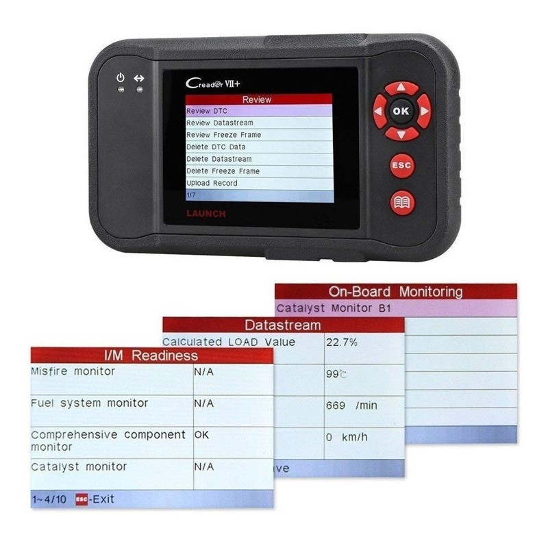 Escáner automotor Launch Creader VII+