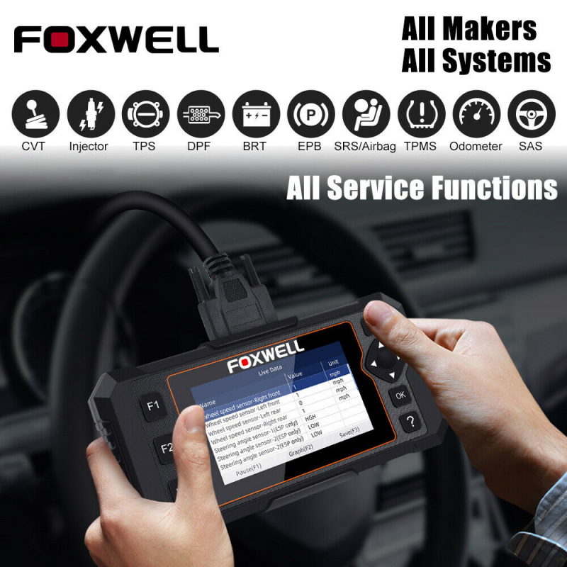 Scanner Automotor Foxwell Nt644 Elite Obd2 Srs Abs Dpf Sas