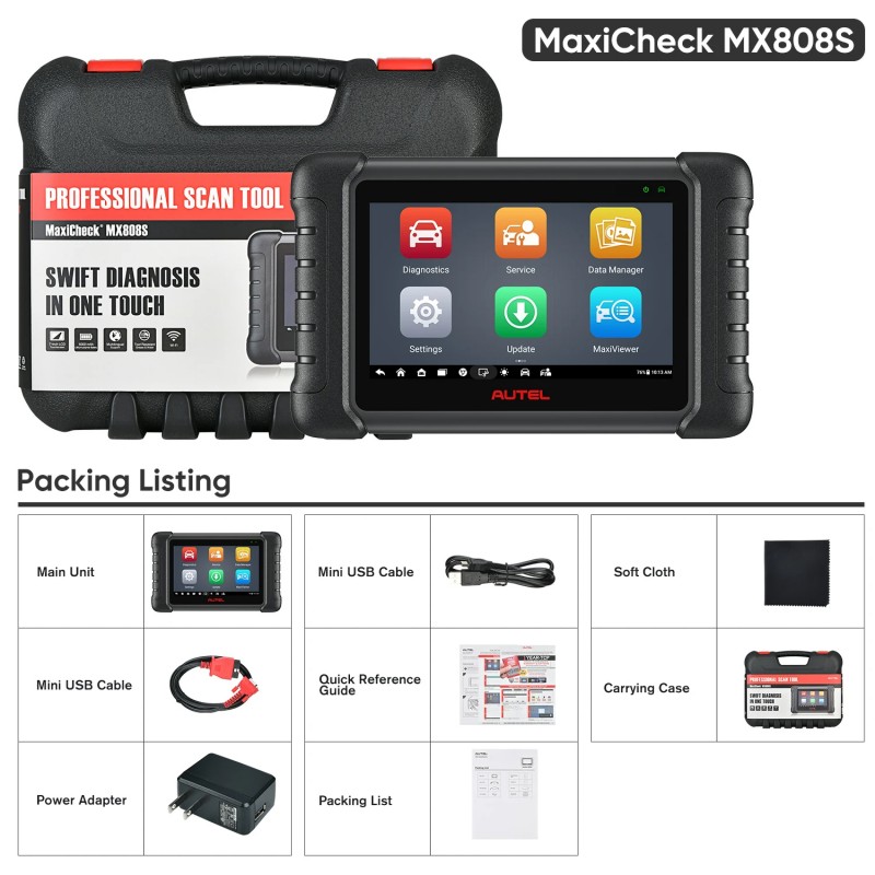 Autel Mx808s Maxicheck Scanner Automotriz última Versión