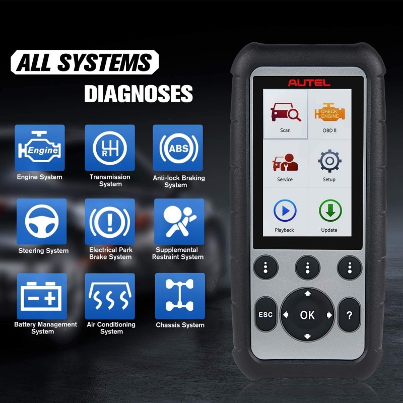 Scanner Autel Maxidiag Md806 Pro Diagnóstico Completo Obd2