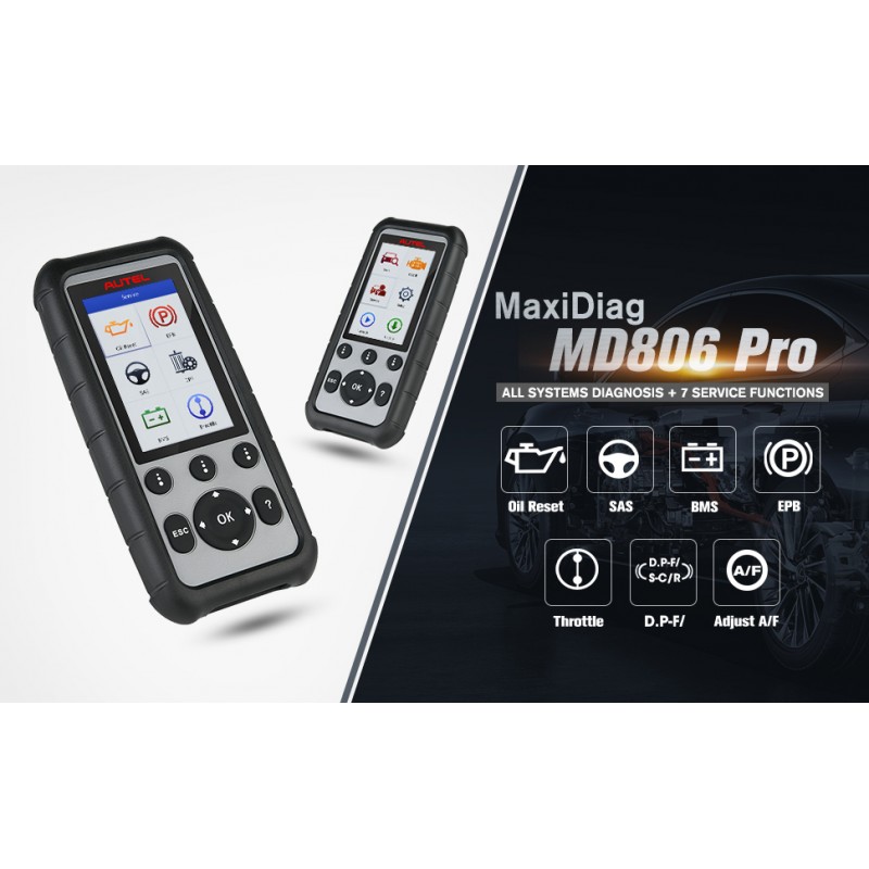 Scanner Autel Maxidiag Md806 Pro Diagnóstico Completo Obd2