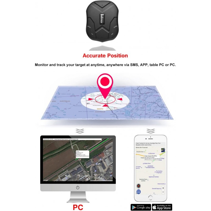 Gps Tracker Tk905 Localizador Seguimiento Iman 4g 10000mah
