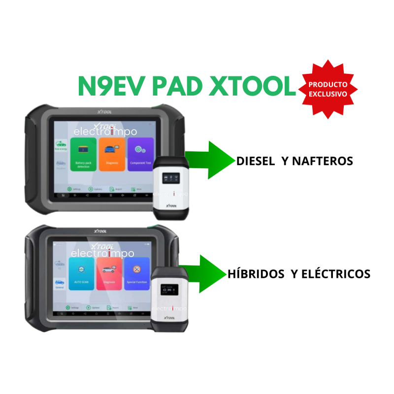 N9EV PAD XTOOL ESCANNER PROGRAMADOR DE LLAVES ODOMETRO vehiculos ...