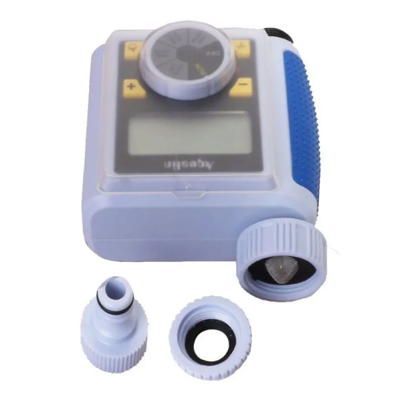 Temporizador de riego digital de una zona 21055 aqualin + sensor de lluvia